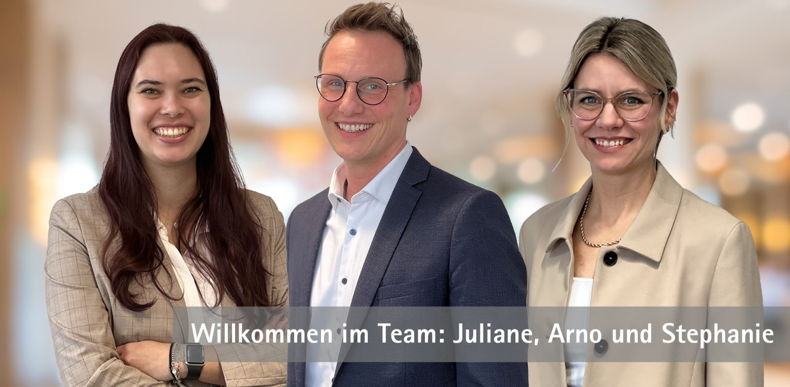 Willkommen im Team: Juliane, Arno und Stephanie verstärken die SONNTAG IT Solutions